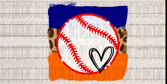 Blue Glitter Brushstroke Astros Sublimation Brushstroke Baseball Brush ...