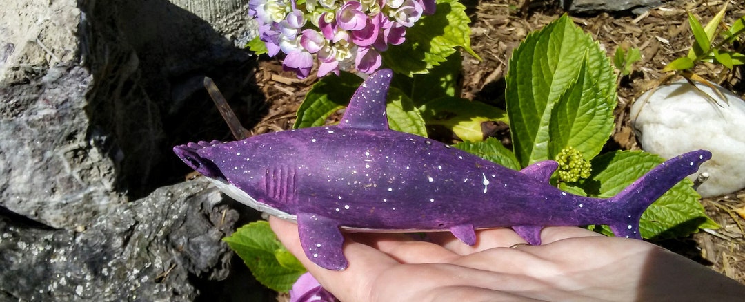 HAMMERHEAD SHARK Celestial UNICORN- Glow in the Dark Baidam ...