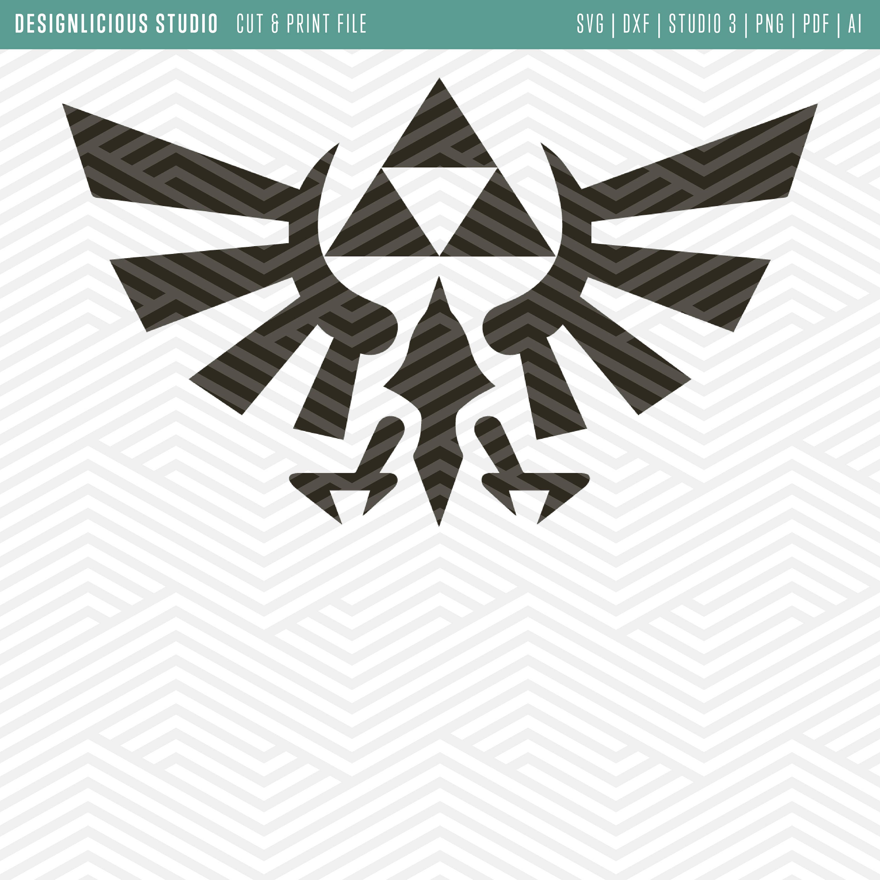 Cut & Print Files Zelda Triforce - Etsy