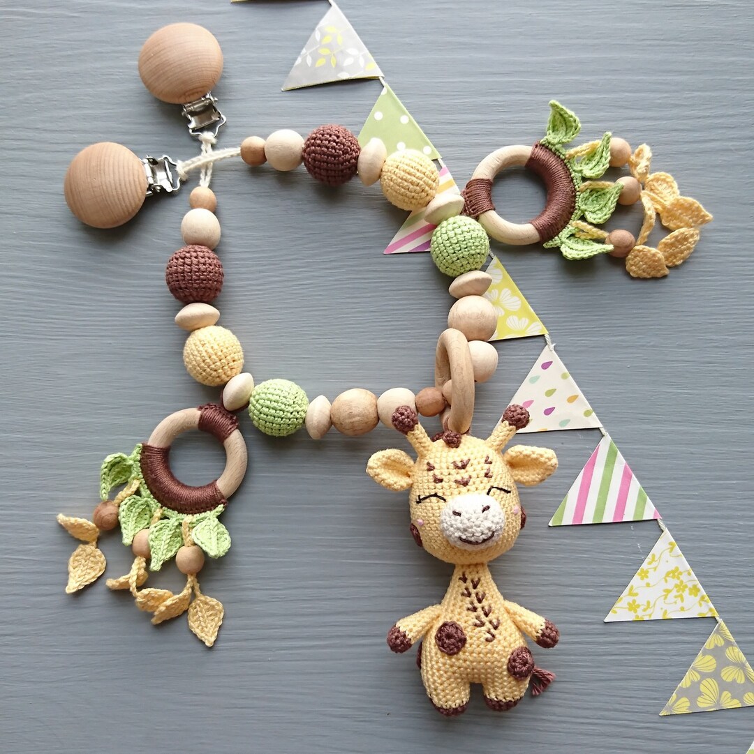Giraffe Stroller Toy. Personalized Toy. Baby Shower Gift Ideas. Gender ...