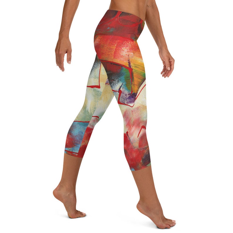 Women's Classic Capris Leggings, Yoga Capris, Gym Leggings, Workout ...