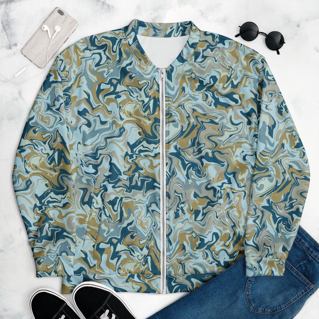 Unisex Classic Bomber Jacket, Colorful Lightweight Jacket, Pilot Jacket ...