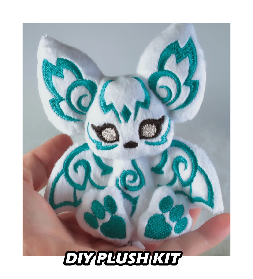 DIY KIT Koumori Bat Plush - Littlefox's Toebeans - Japanese Spirit Bat ...