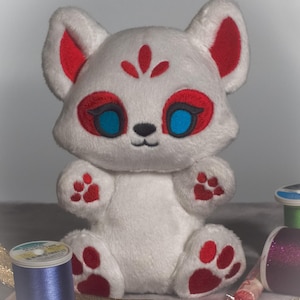 Kitsune Snugglebean Plush - Littlefox's Toebeans Larger Size - Japanese ...