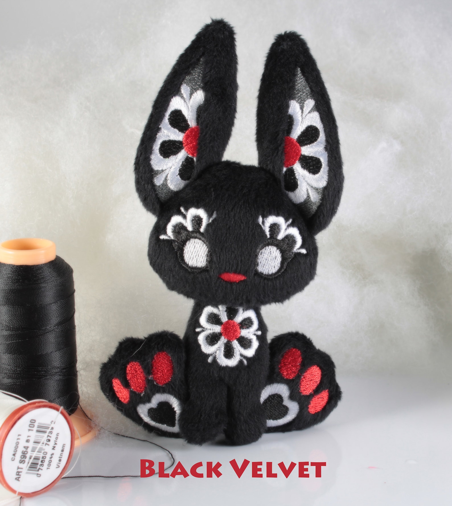 Hippie Hop Plush - Littlefox's Toebeans - Floral Bohemian Easter Bunny ...