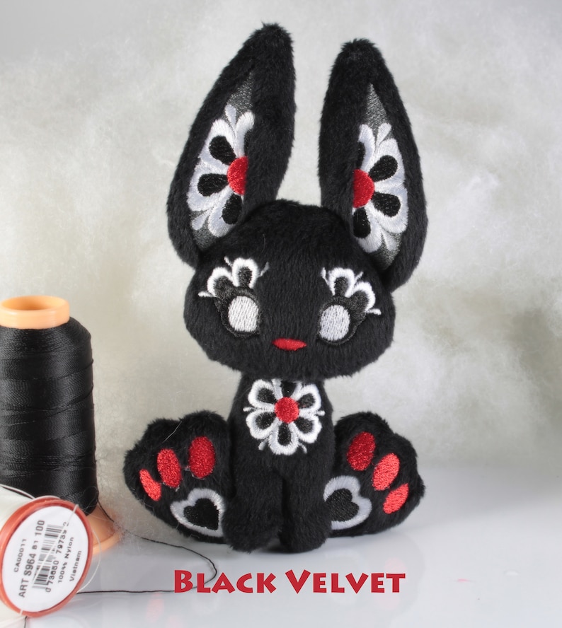 Hippie Hop Plush - Littlefox's Toebeans - Floral Bohemian Easter Bunny ...