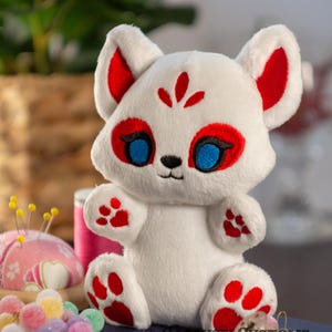 Kitsune Snugglebean Plush - Littlefox's Toebeans Larger Size - Japanese ...