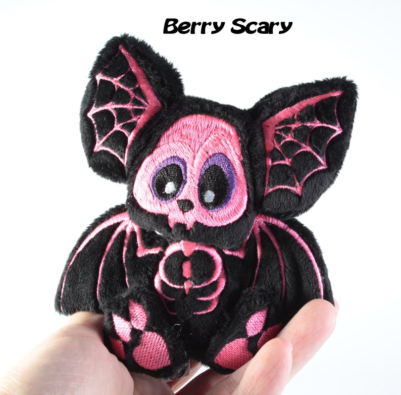 ITH PATTERN Skelly Bat Plush Littlefox's Toebeans - Etsy