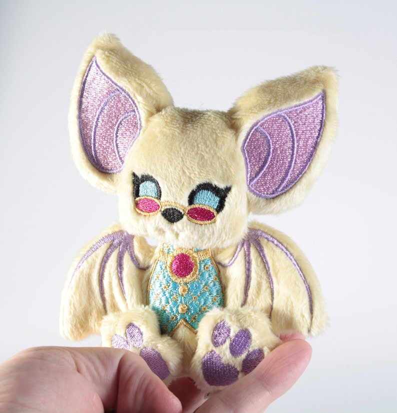 ITH PATTERN Vlad-a-bat Plush Littlefox's Toebeans | Etsy