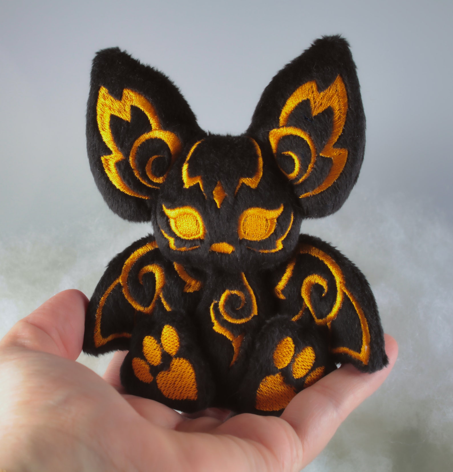 DIY KIT Koumori Bat Plush - Littlefox's Toebeans - Japanese Spirit Bat ...