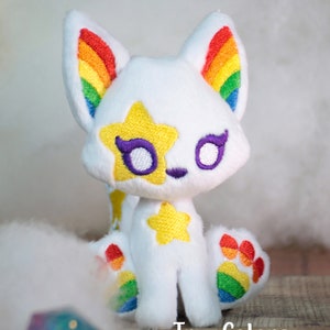 Stars and Stripes Kitsune Plush - Littlefox's Toebeans - American Pride ...