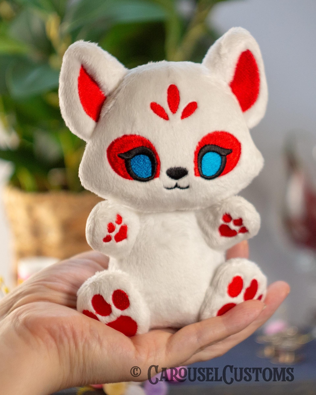 Kitsune Snugglebean Plush - Littlefox's Toebeans Larger Size - Japanese ...