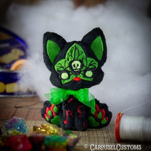 Zyniza the Poison Ivy Cat - Littlefox's Toebeans - Mystical Spooky ...