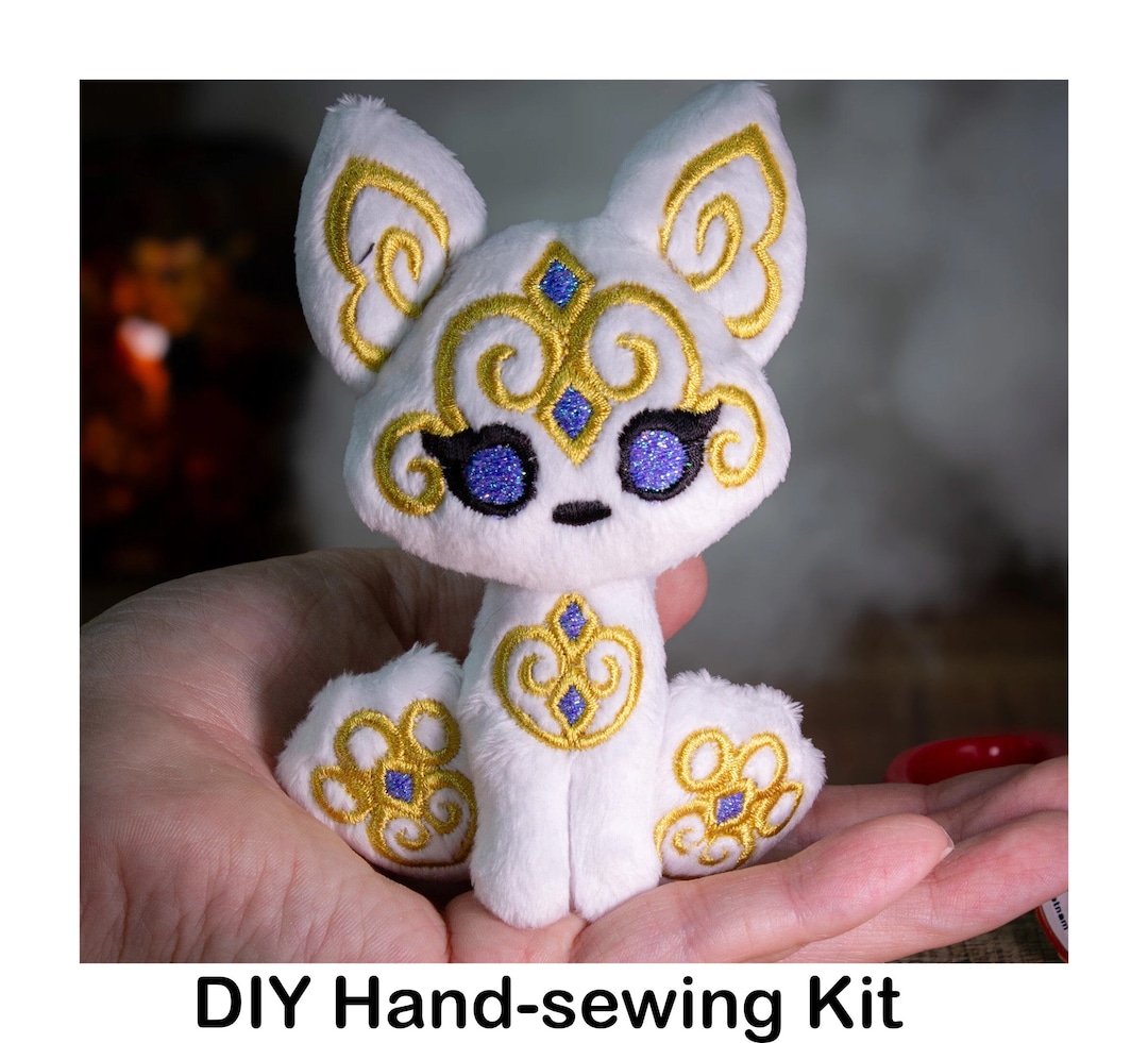 DIY Kit - Ornamental Kitsune Plush - Littlefox's Toebeans - Japanese ...