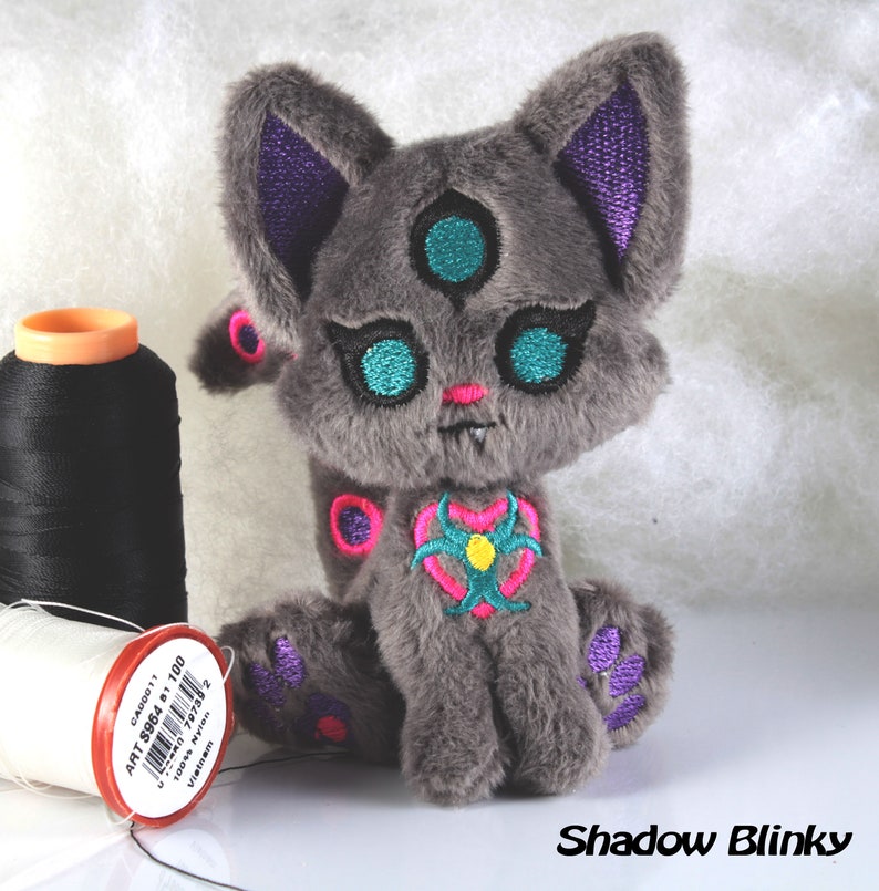 ITH PATTERN- Blinky Alien Cat - Littlefox's Toebeans - Digital Download ...