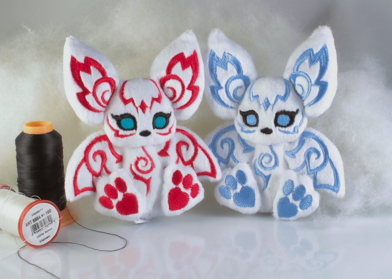 ITH PATTERN Koumori Spirit Bat Plush Littlefox's - Etsy