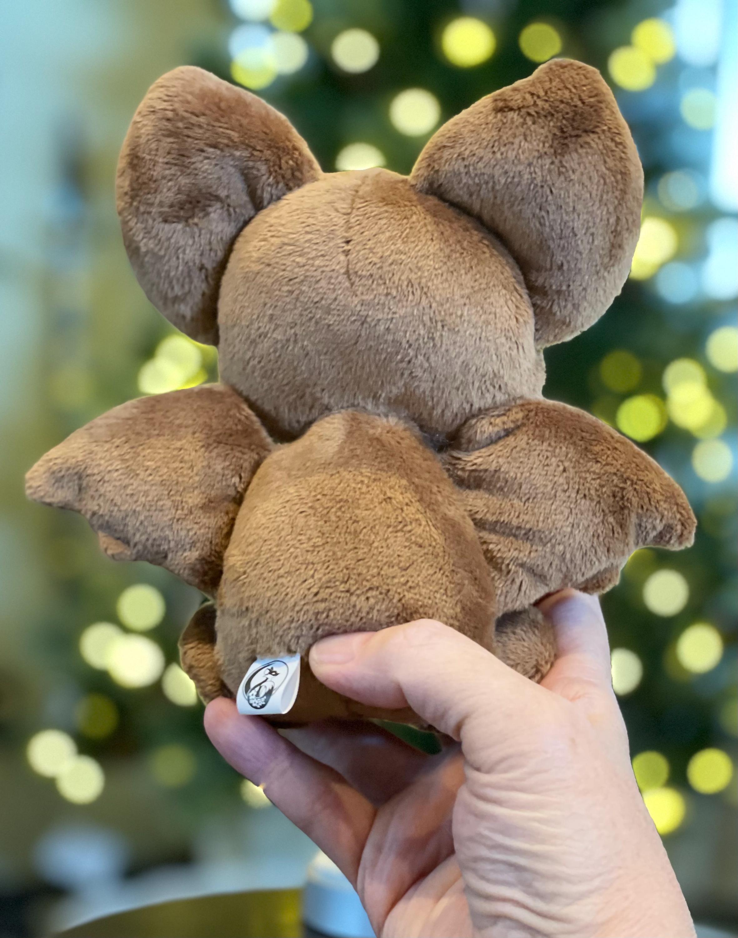 Gingerbread Bat Plush: 7" Snugglebean, Limited Collectible Christmas ...