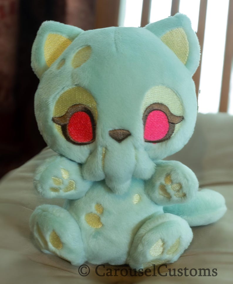 Cat-thulhu Snugglebean Plush - Littlefox's Toebeans Larger Size ...