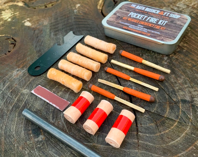EDC Pocket Fire Lighting Kit - Etsy