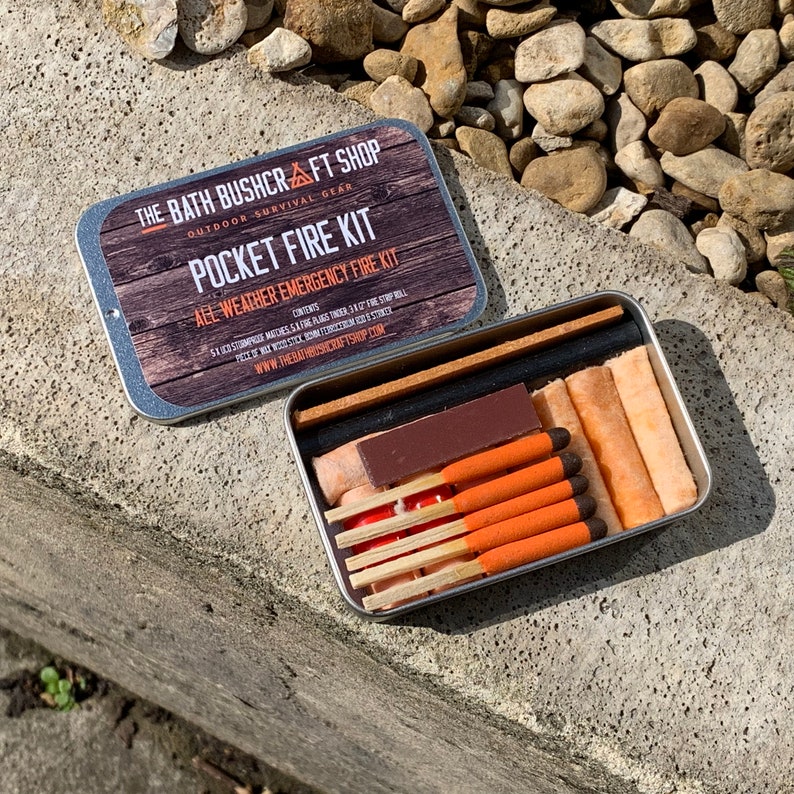 EDC Pocket Fire Lighting Kit | Etsy
