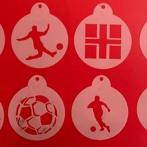 Soccer Face Painting Stencil - Etsy