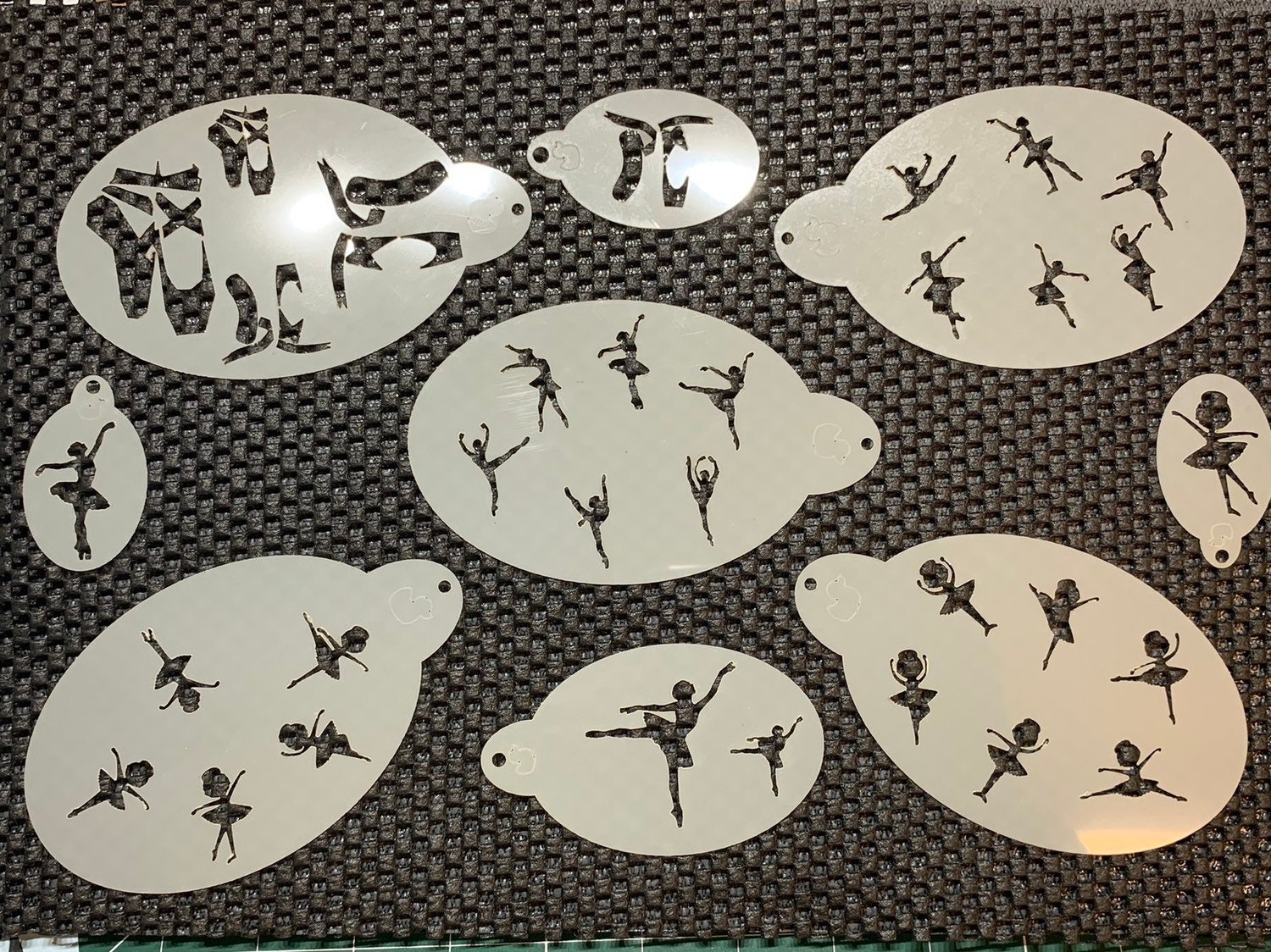 Ballet Ballerina Dancing Face Paint Stencil Pack Reusable - Etsy
