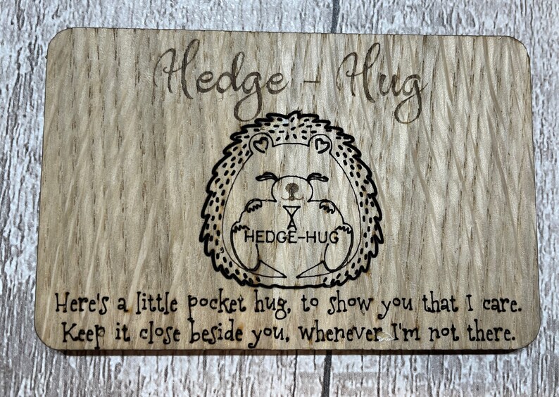 Portable Pocket Hug Gift of Love and Friendship Laser - Etsy