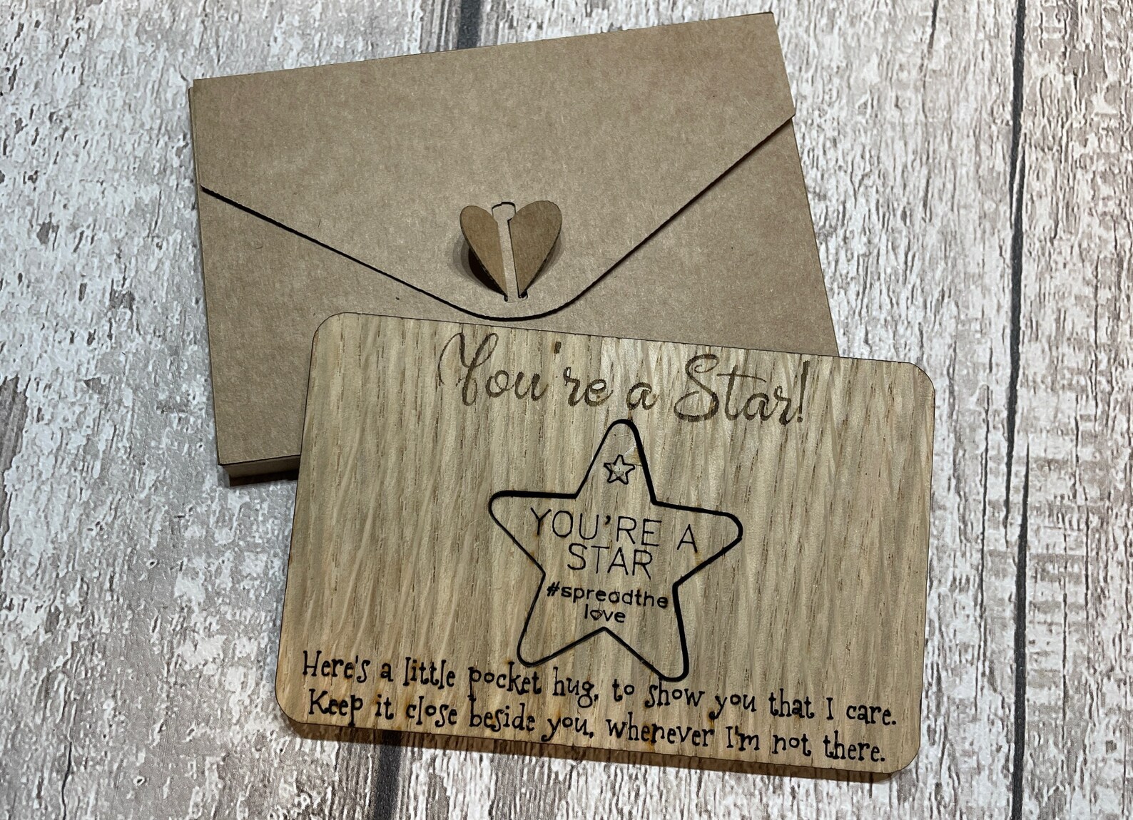 Portable Pocket Hug Gift of Love and Friendship Laser - Etsy