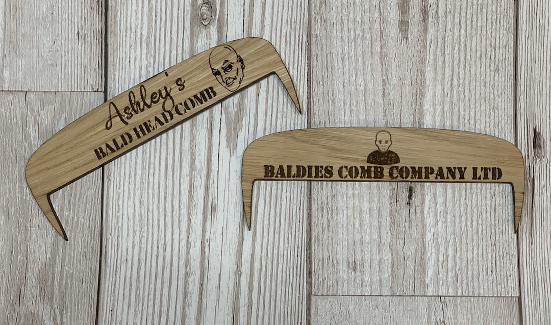 Bald Man Comb Funny Joke Gift for the Folically Challenged in Your Life ...