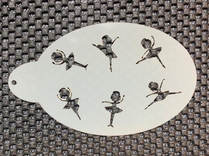 Ballet Ballerina Dancing Face Paint Stencil Pack Reusable - Etsy