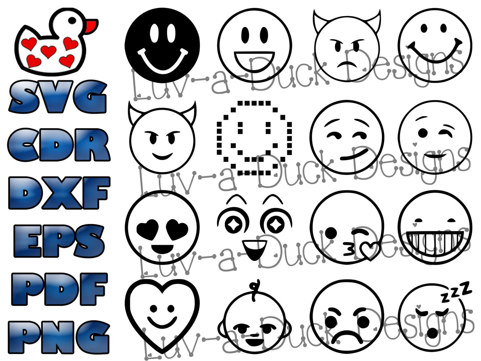 SVG Vector Icon Design Pack Bundle Cdr Eps Dxf Pdf Png - Etsy