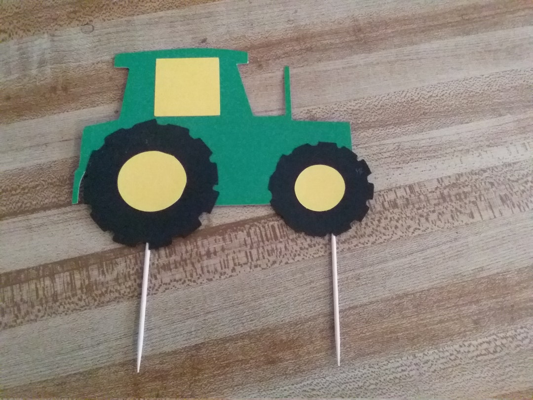 Tractor Cake Topper! Great for Your Farm Party! CUTE!! - Etsy