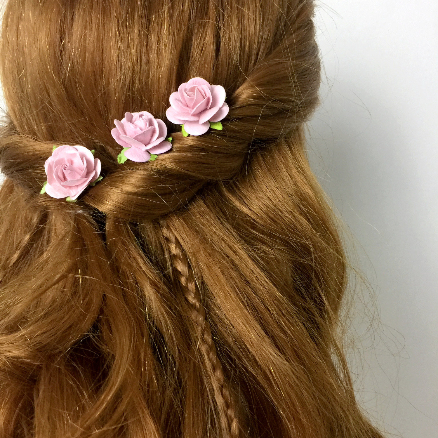 Blush Pink Hair Pins Dusky Pink Wedding Hair Pins Bridal | Etsy