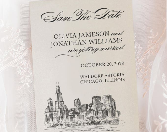 Chicago Landmark Table Number Cards Chicago Icon - Etsy