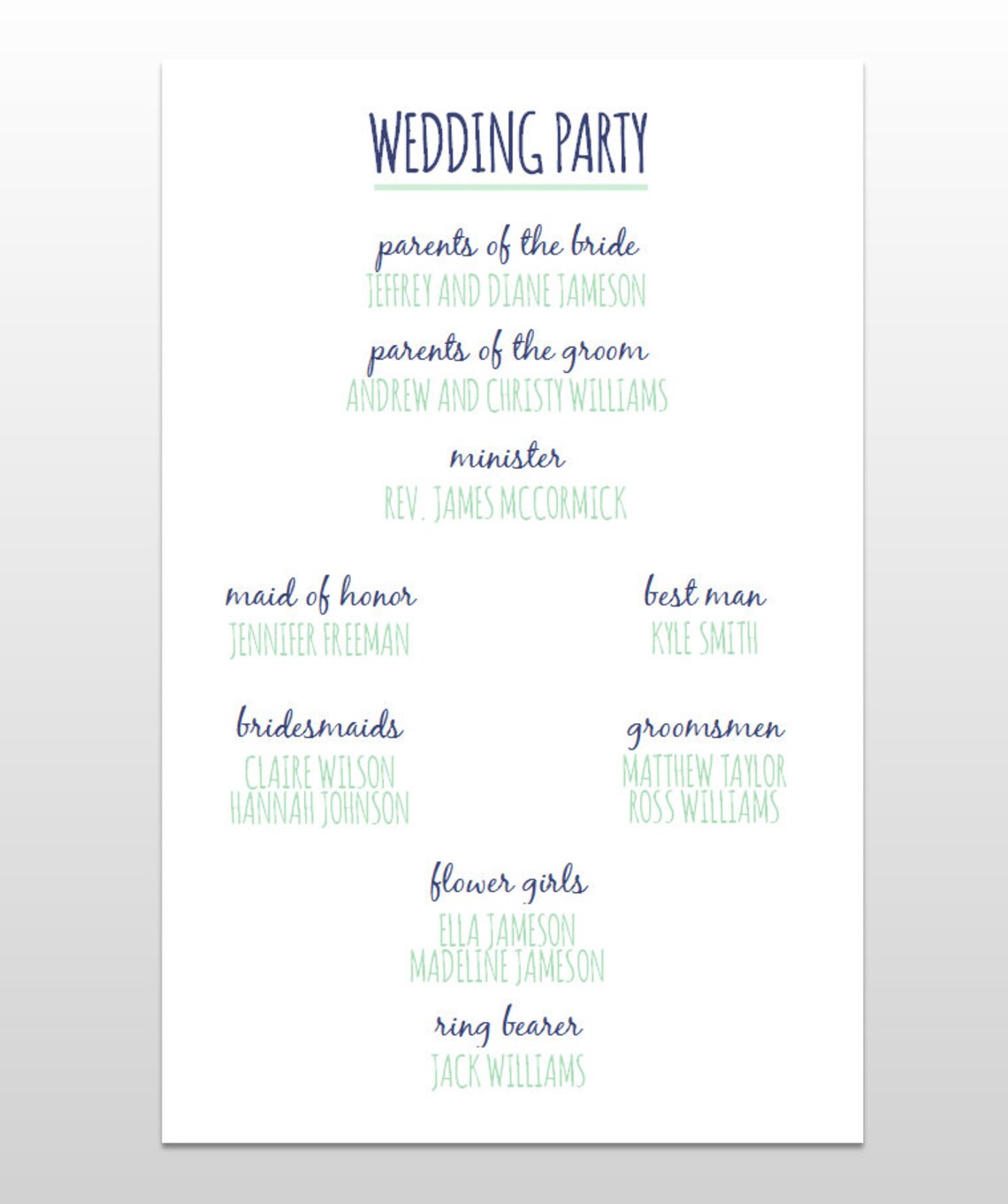 Custom Design Wedding Ceremony Program Fan Destination | Etsy