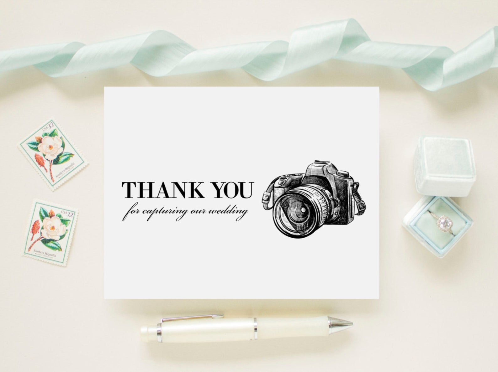 Wedding Card for Your Photographer or Videographer on Your | Etsy