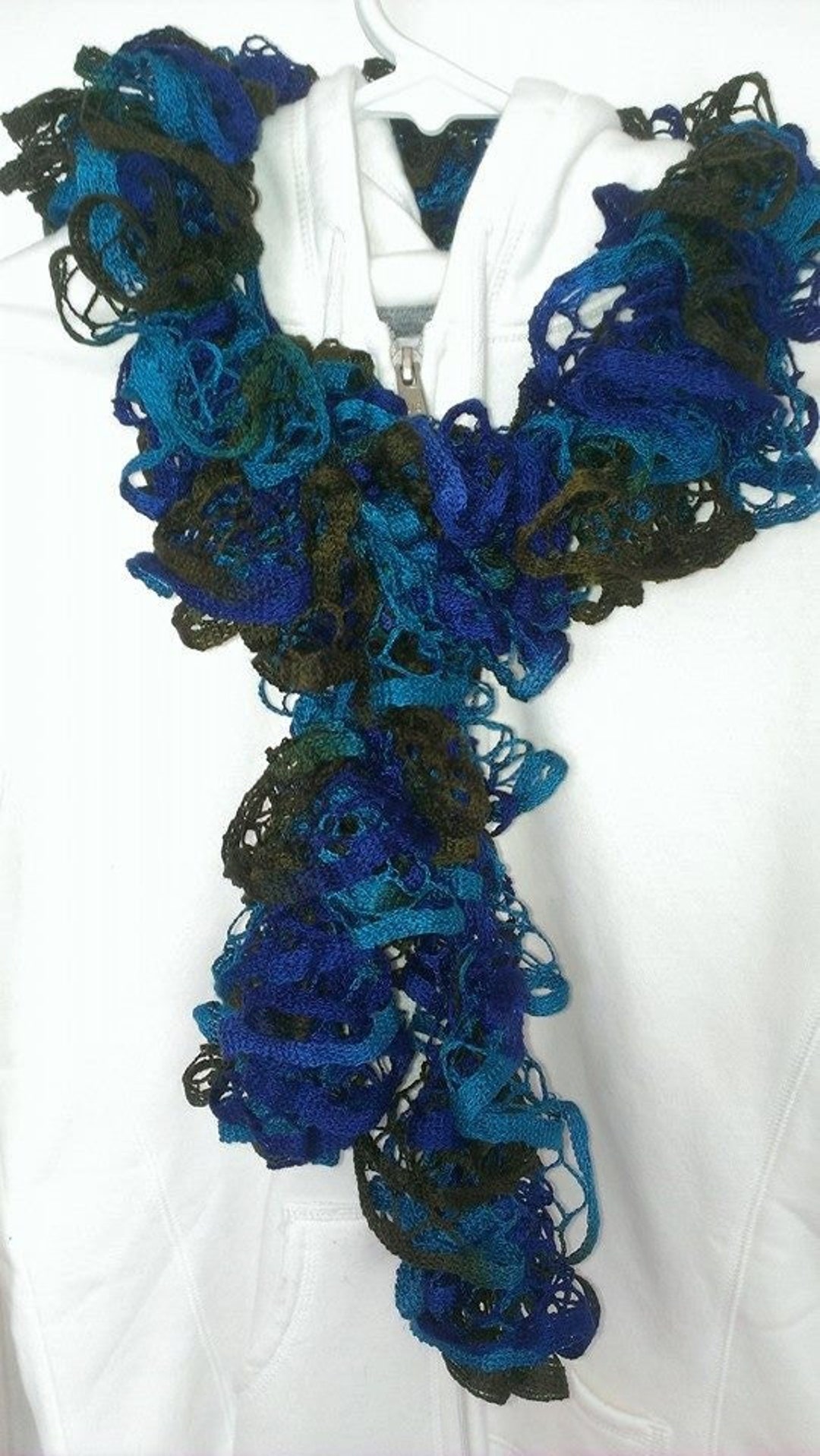 Ruffle Scarf (starbella Pattern) - Etsy