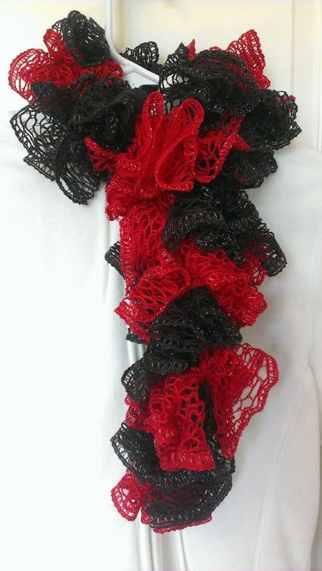 Ruffle Scarf (team Spirit Two Tone) - Etsy