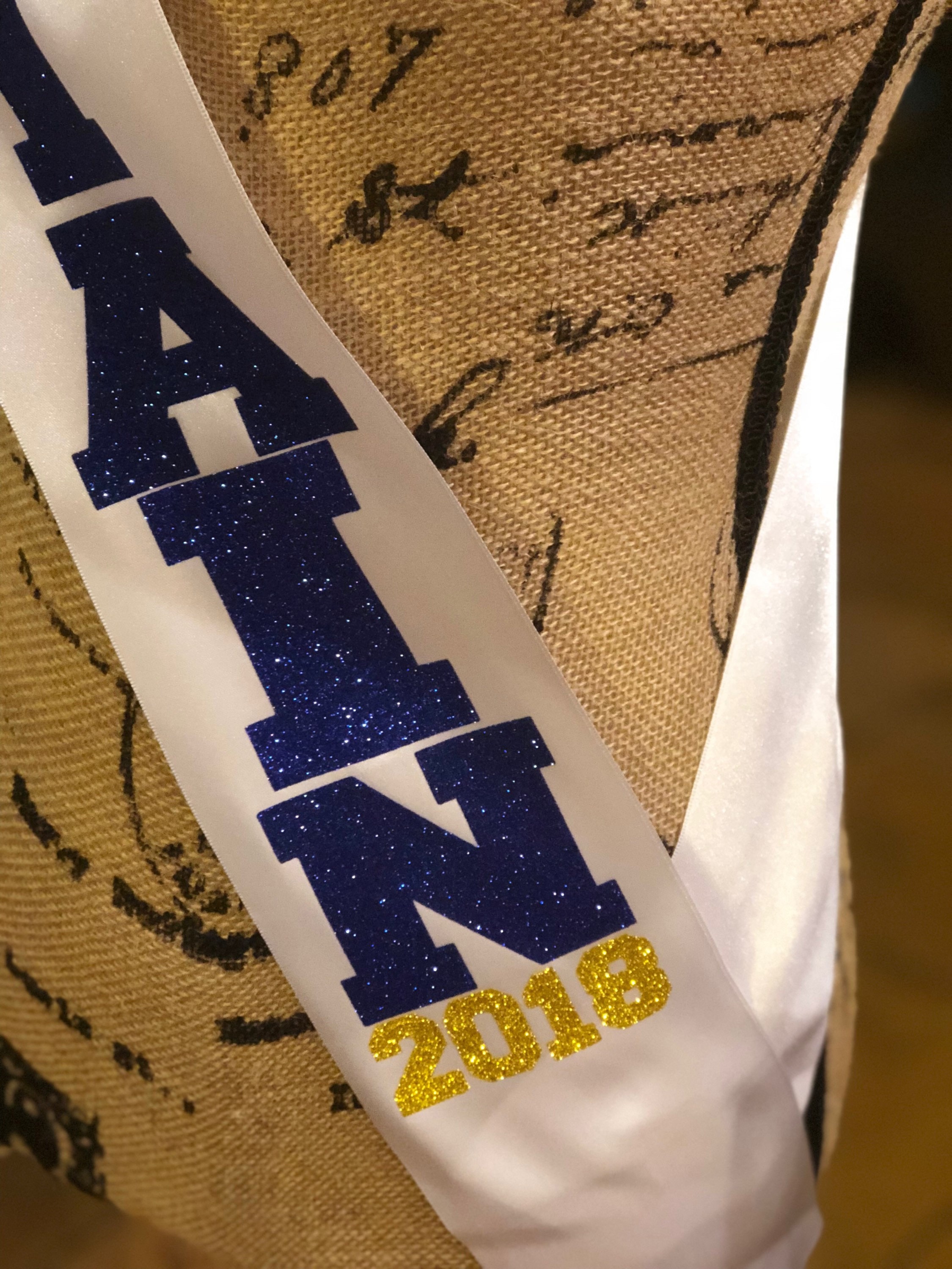 Senior sash cheerleading sash class of 2020 cheerleeder | Etsy