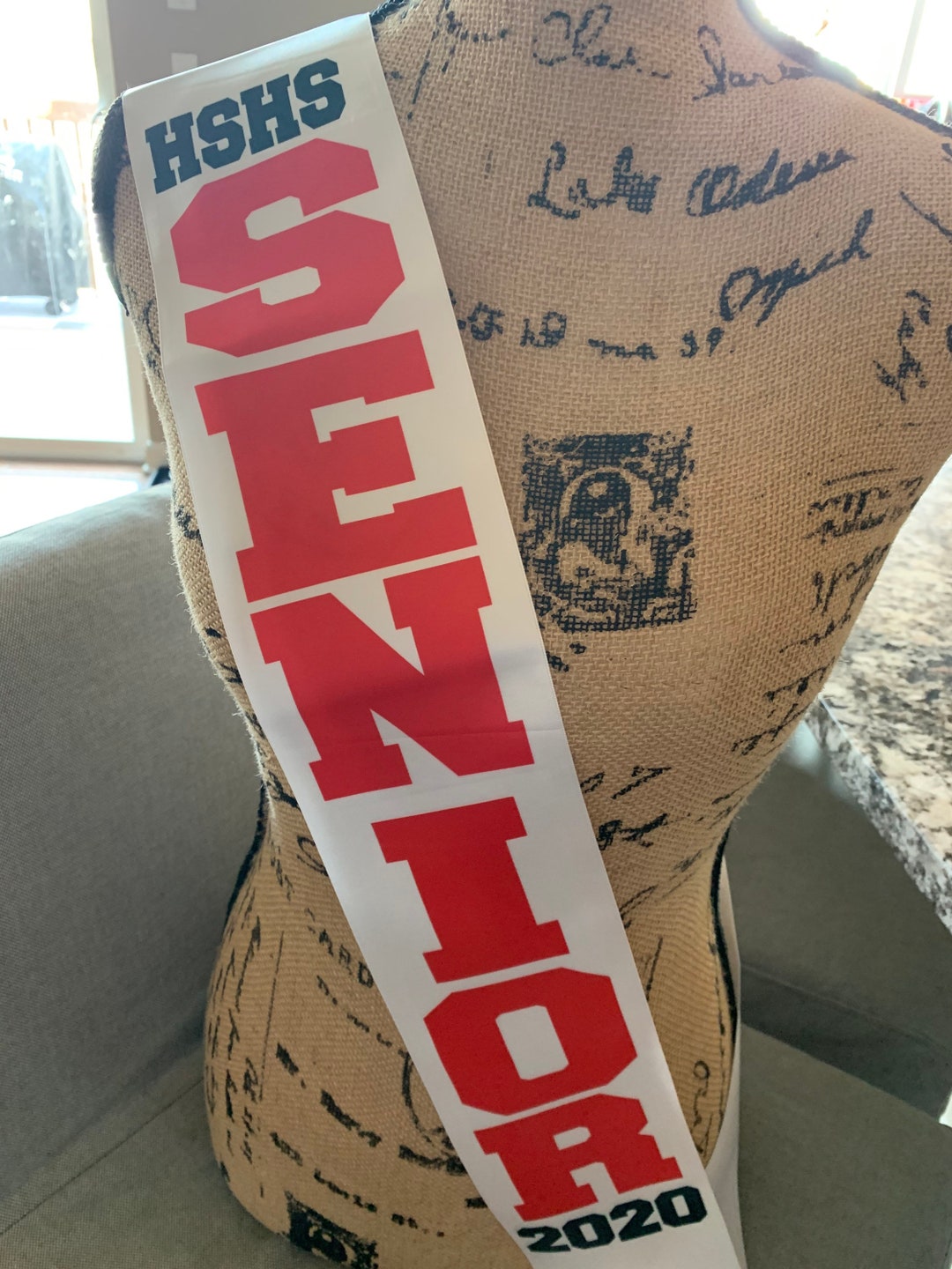 Senior Sash, Class of 2020, Homecoming Sash, Senior Shirt, Graduation ...