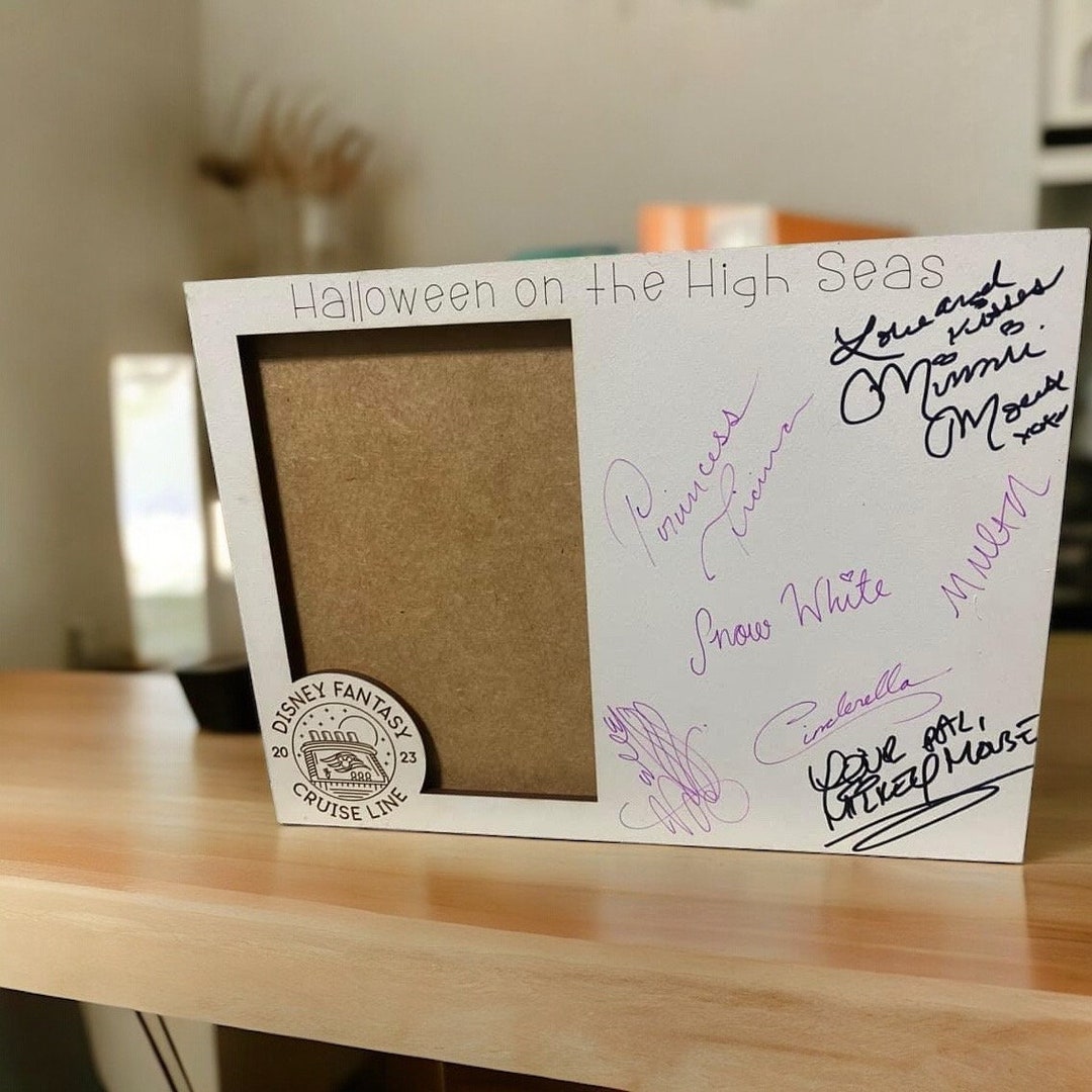 Disney Cruise Frame, FE, Disney Autograph Book, DCL, Fantasy, Wish ...