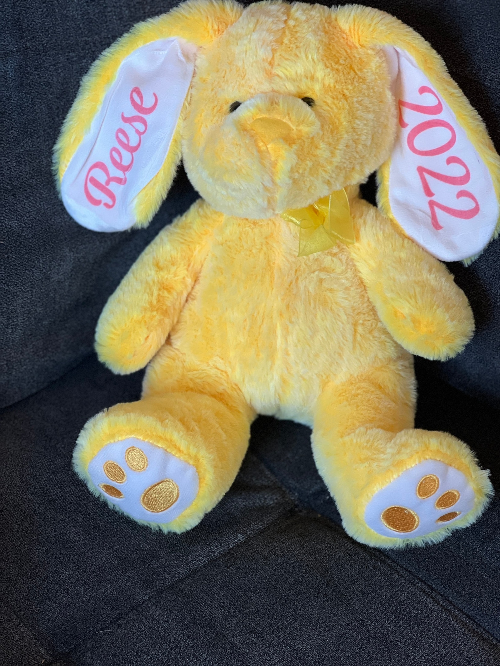 Personalized Easter Bunny Printed Custom Bunny Monogrammed - Etsy