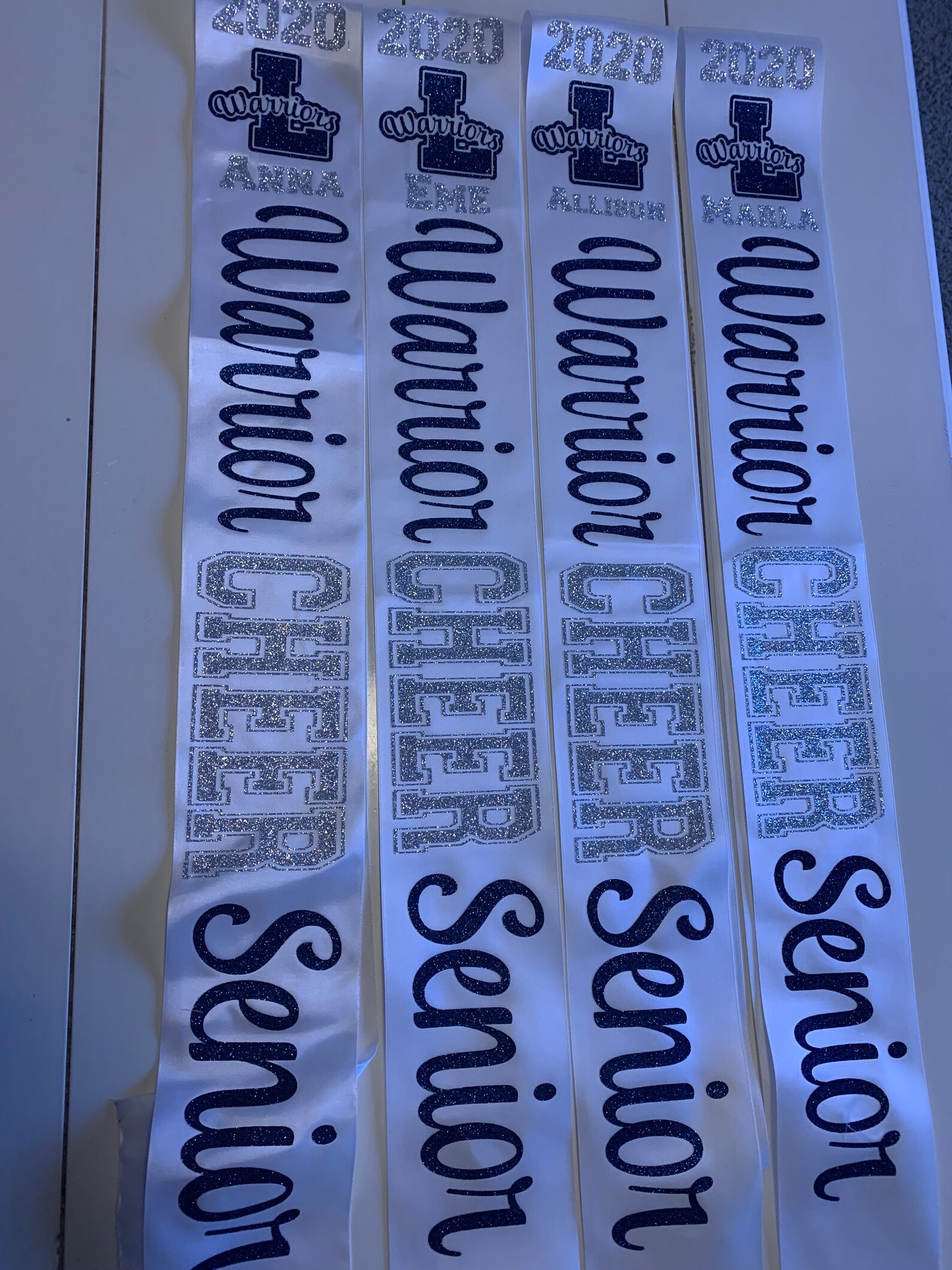Senior Sash, Fancy Cheerleading Sash, Class of 2020, Cheerleeder Sash ...