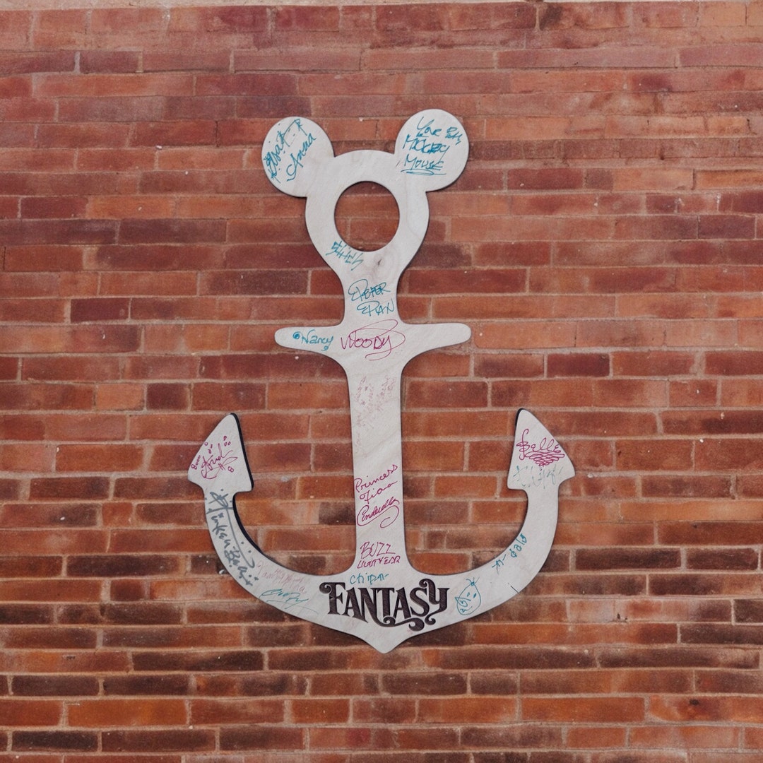 Disney Cruise Anchor, FE, Disney Autograph Book, DCL, Fantasy, Wish ...
