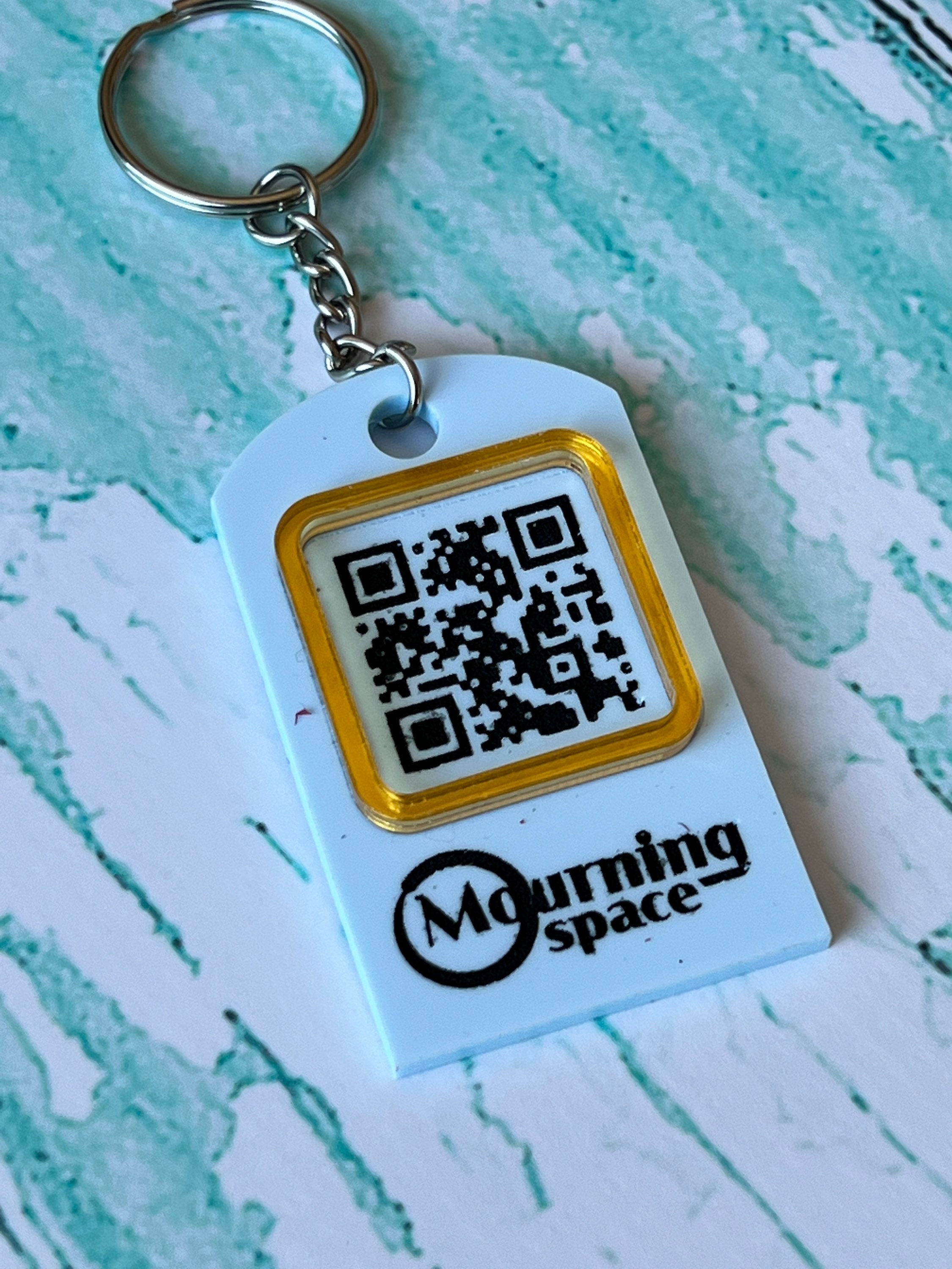 QR Code Keychain Personalized QR Code QR Marketing Gift for | Etsy
