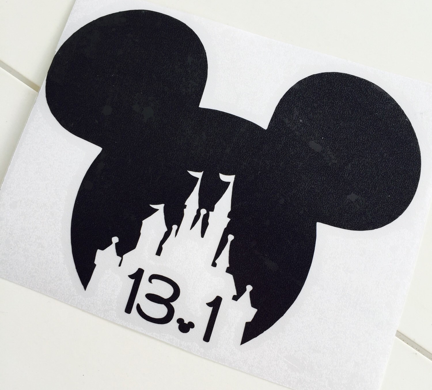 Disney Running Decal Disney Marathon Decal Run Disney Decal - Etsy