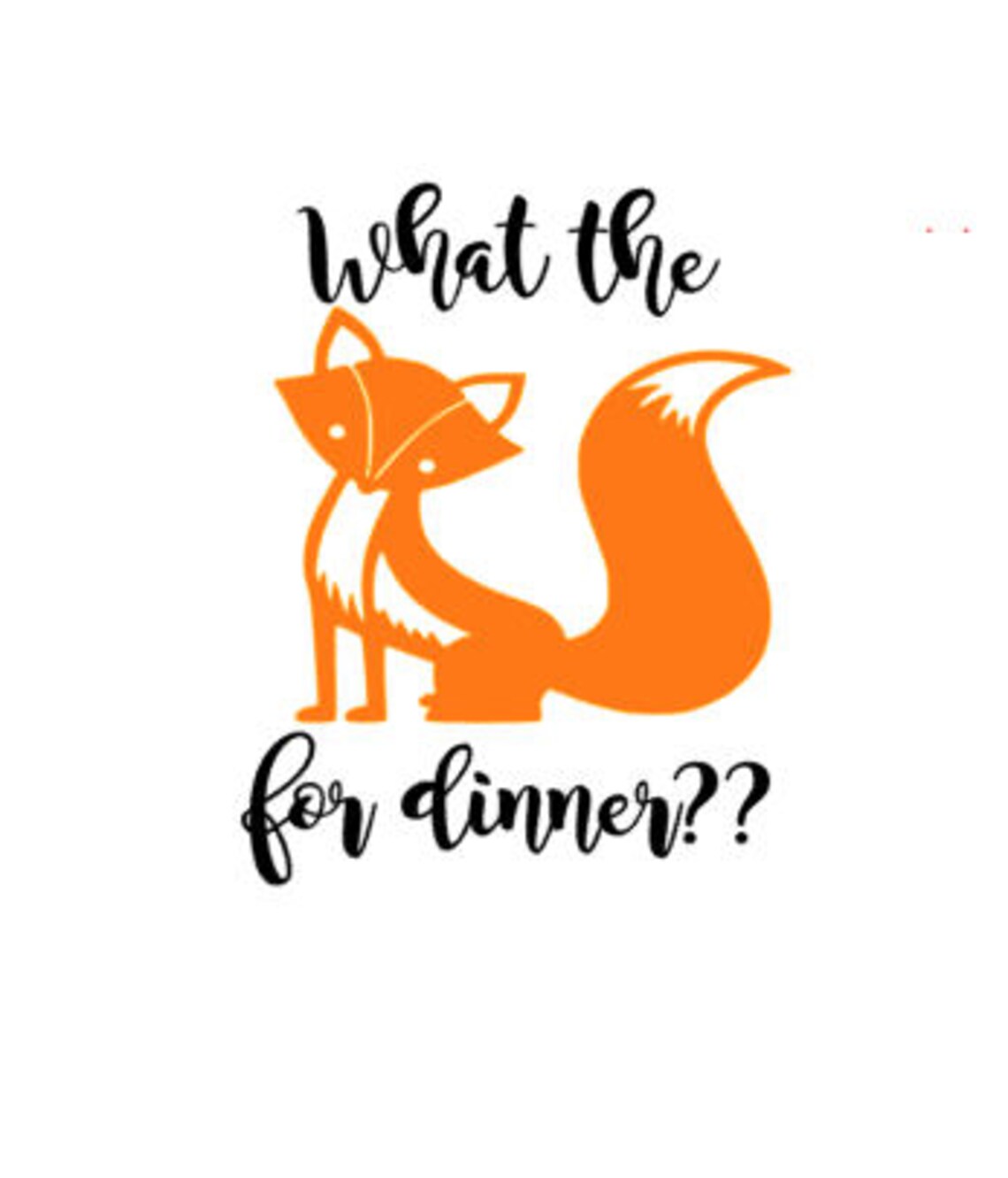 Cooking Decal, What the Fox for Dinner, Cooking Decal, Fox Decal ...