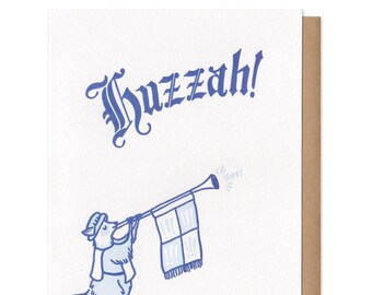 Huzzah You Made A Human Baby Greeting Card | Etsy