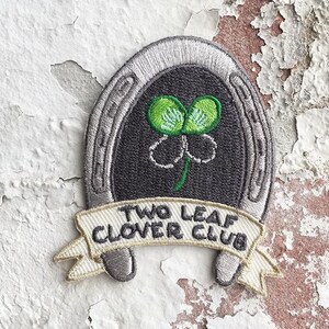 Two Leaf Clover Club Patch - Etsy