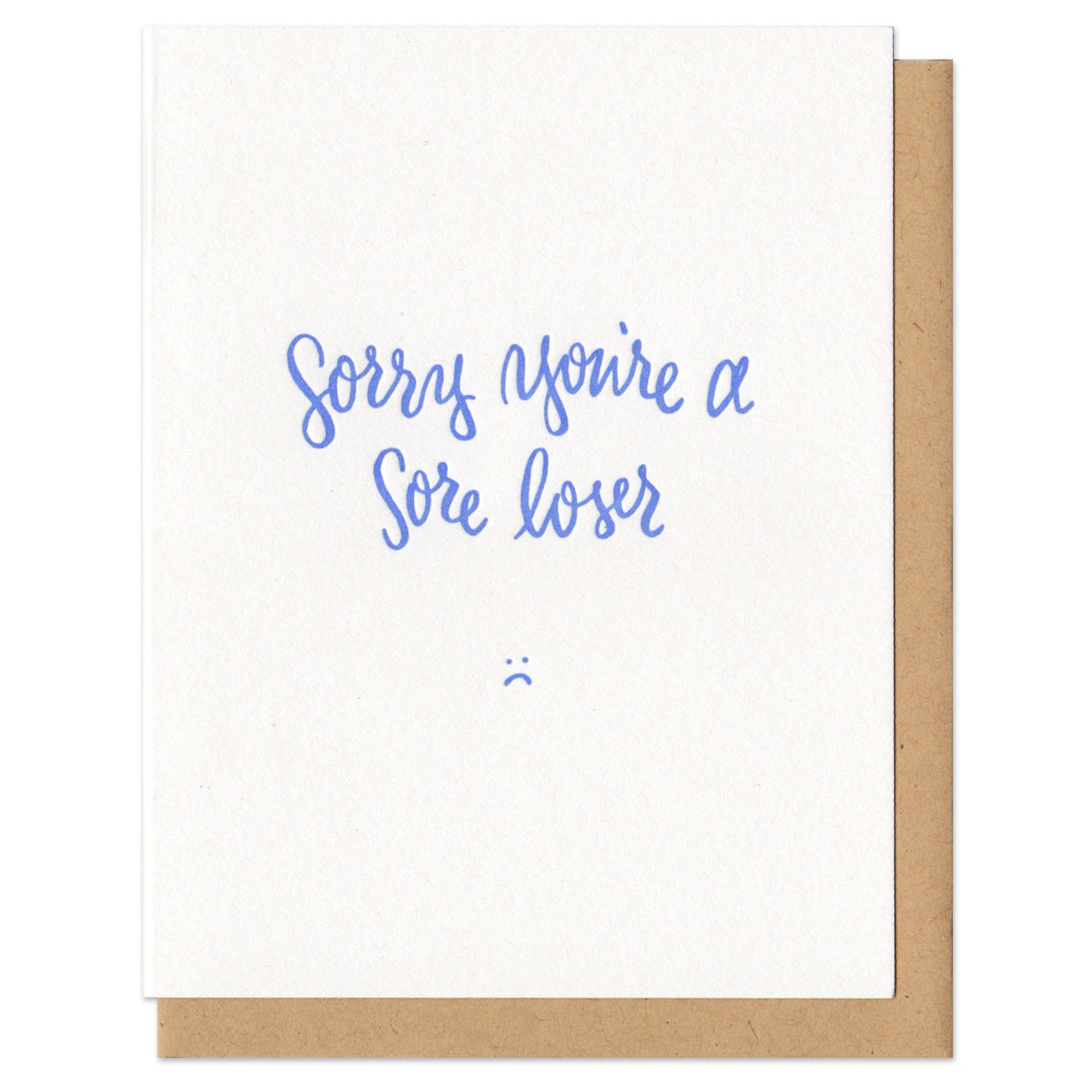 Sorry You're a Sore Loser Greeting Card - Etsy
